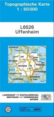 Topographische Karte Bayern Uffenheim - Landkarten bei bücher.de bestellen