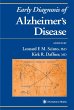 Early Diagnosis of Alzheimer's Disease von Leonard F. M. Scinto / Kirk ...