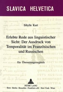 Erlebte Rede aus linguistischer Sicht: Der Ausdruck von Temporalität im ...