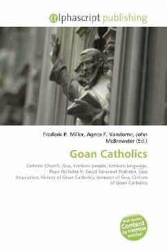 Goan Catholics - englisches Buch - bücher.de