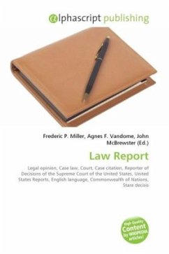 Law Report - englisches Buch - bücher.de