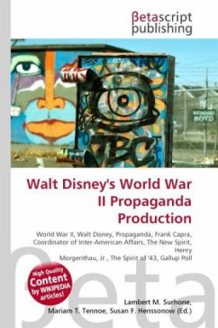 Walt Disney's World War II Propaganda Production - englisches Buch ...