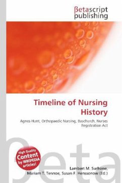 Timeline of Nursing History - englisches Buch - bücher.de