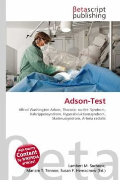 Adson-Test - Fachbuch - bücher.de