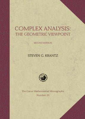 Complex Analysis von Steven G Krantz - englisches Buch - bücher.de