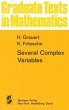 Several Complex Variables von H. Grauert; K. Fritzsche - Fachbuch - bücher.de