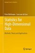 Statistics for High-Dimensional Data von Peter Bühlmann; Sara van de ...