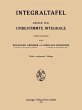 Integraltafel von Wolfgang Gröbner; Nikolaus Hofreiter - Fachbuch ...
