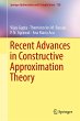 Recent Advances in Constructive Approximation Theory von Vijay Gupta; Themistocles M. Rassias; P ...