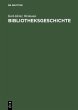Bibliotheksgeschichte von Karl-Heinz Weimann - Fachbuch - bücher.de