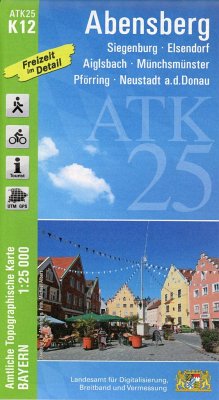 Amtliche Topographische Karte Bayern Abensberg - Landkarten bei bücher.de bestellen