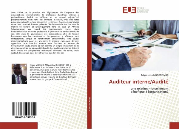 Auditeur interne/Audité von Edgar Lezin MBOGNE MBA bei bücher.de bestellen