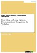 Demystifing Leadership Signature, Disbursements and Ontogensis at the ...