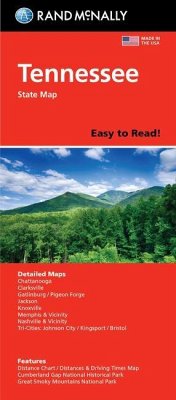 Rand McNally Easy to Read Folded Map: Tennessee State Map von Rand ...