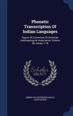 Phonetic Transcription Of Indian Languages von American Anthropological ...