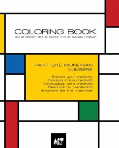 Coloring Book - Numbers Mondrian Style von Art-Visual als Taschenbuch ...