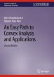 An Easy Path to Convex Analysis and Applications von Boris Mordukhovich; Nguyen Mau Nam ...