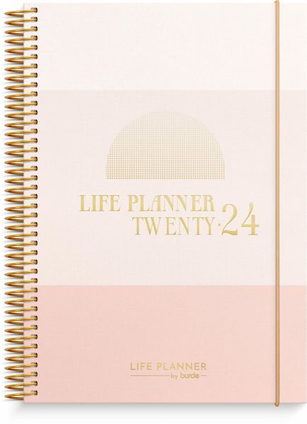 Burde Life Planner Pink Horizontal Kalender 2024 - Kalender bei bücher ...