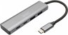 DIGITUS USB-C 4 Port HUB Alumin. Gehaeuse 2xUSB-A+2x USB-C Gen2 ...