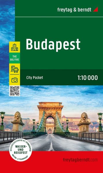 Budapest Stadtplan 1 10 000 Freytag And Berndt Landkarten Bei Bücher