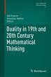Duality in 19th and 20th Century Mathematical Thinking - Fachbuch ...