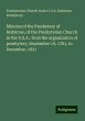Minutes of the Presbytery of Redstone, of the Presbyterian Church in ...