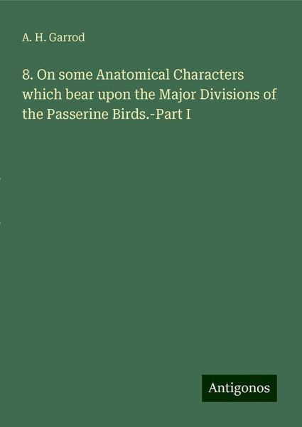 8. On some Anatomical Characters which bear upon the Major Divisions of ...