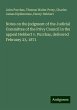 Notes on the judgment of the Judicial Committee of the Privy Council in ...