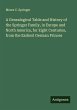 A Genealogical Table and History of the Springer Family, in Europe and ...