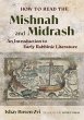 How to Read the Mishnah and Midrash von Ishay Rosen-Zvi - englisches ...