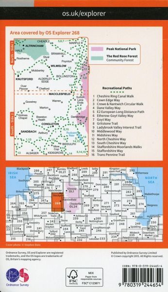 Wilmslow, Macclesfield and Congleton von Ordnance Survey - Landkarten ...