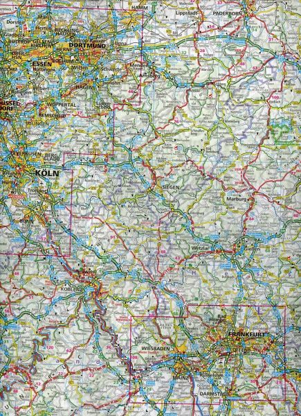 Deutschland Strassenkarte - Landkarten portofrei bei bücher.de