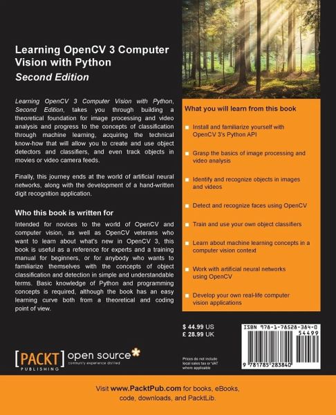 Learning OpenCV 3 Computer Vision with Python - Second Edition von Joe Minichino; Joseph Howse ...