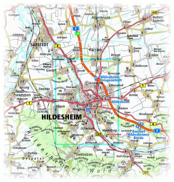 PublicPress Stadtplan Hildesheim - Landkarten portofrei bei bücher.de