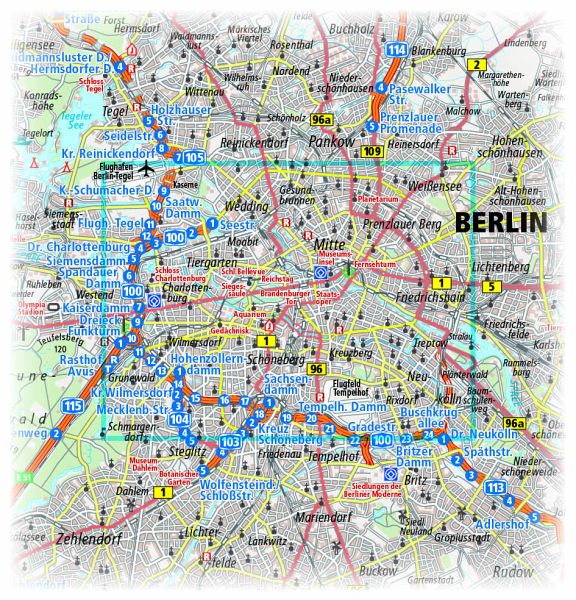 Berlin, City Map 1:18.000 - Landkarten bei bücher.de bestellen