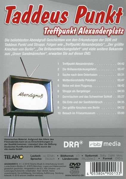 Taddeus Punkt:Treffpunkt Alexanderplatz auf DVD - jetzt bei bücher.de ...