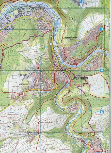 W204 Wanderkarte 1:25 000 Wertheim - Landkarten bei bücher.de bestellen