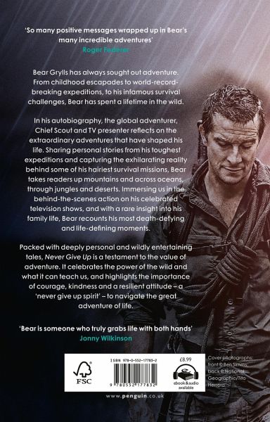 Never Give Up von Bear Grylls - englisches Buch - bücher.de