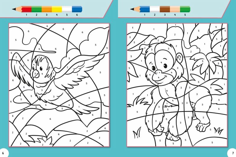 Malen nach Zahlen. Spielerisch Zahlen und Farben lernen bei bücher.de bestellen