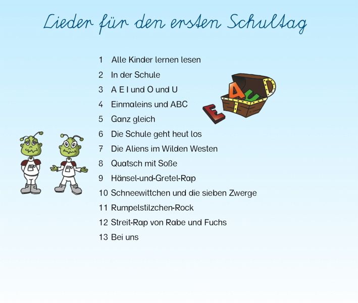 Lieder für den ersten Schultag von Reinhard Kossak; Wilhelm Heinrich ...