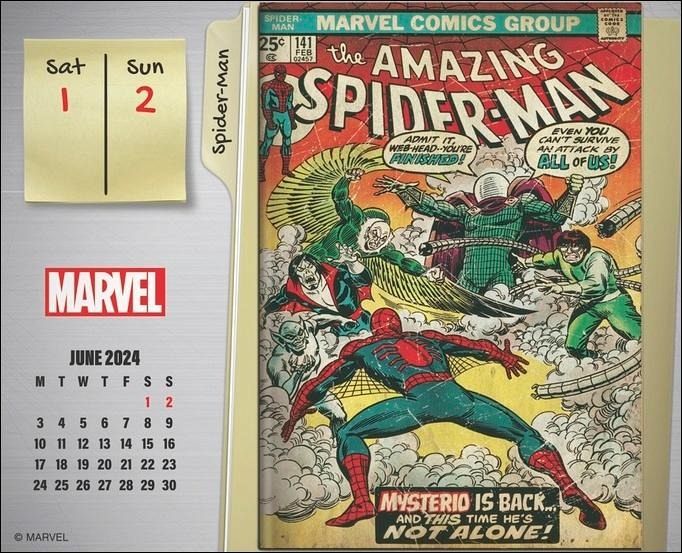Marvel comics Tagesabreißkalender 2024 - Kalender bei bücher.de bestellen