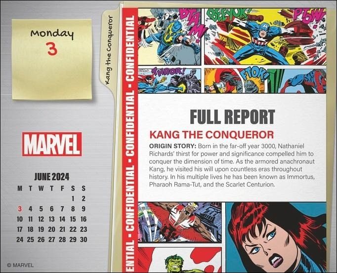 Marvel comics Tagesabreißkalender 2024 - Kalender bei bücher.de bestellen