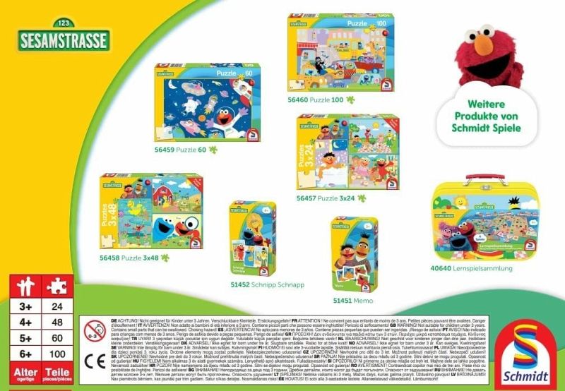 Schmidt 57575 - Sesamstrasse, Wer, wie, was?, Puzzle, 1000 Teile ...