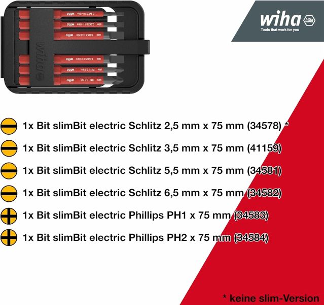 Wiha Bit Set slimBit electric - - Bei bücher.de kaufen