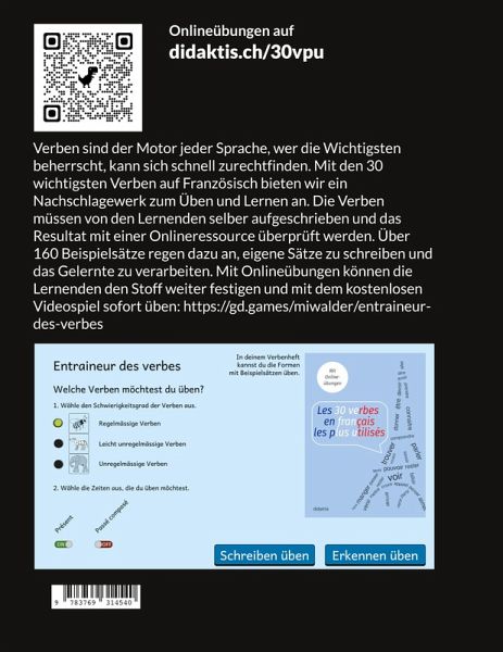 Les 30 verbes en français les plus utilisés von Michael Walder ...