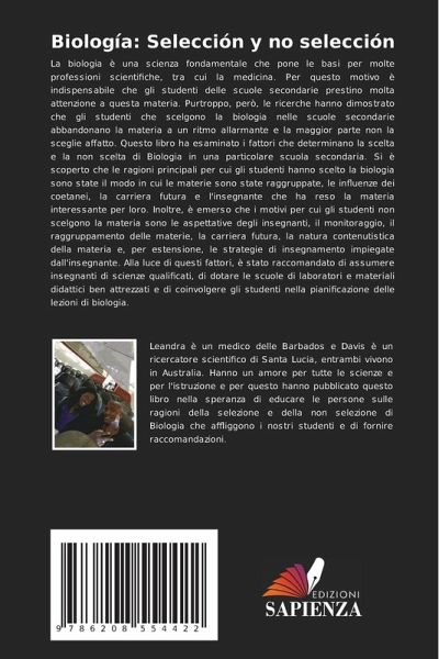 Biología: Selección y no selección von Davis Jn Baptiste; Leandra ...